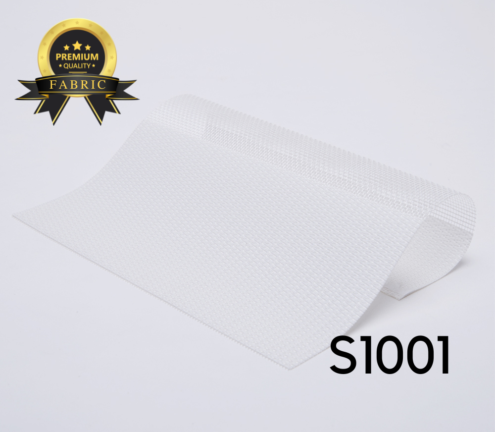 S10 Semi Blockout Fabric 7 color options Zebra Window Blinds